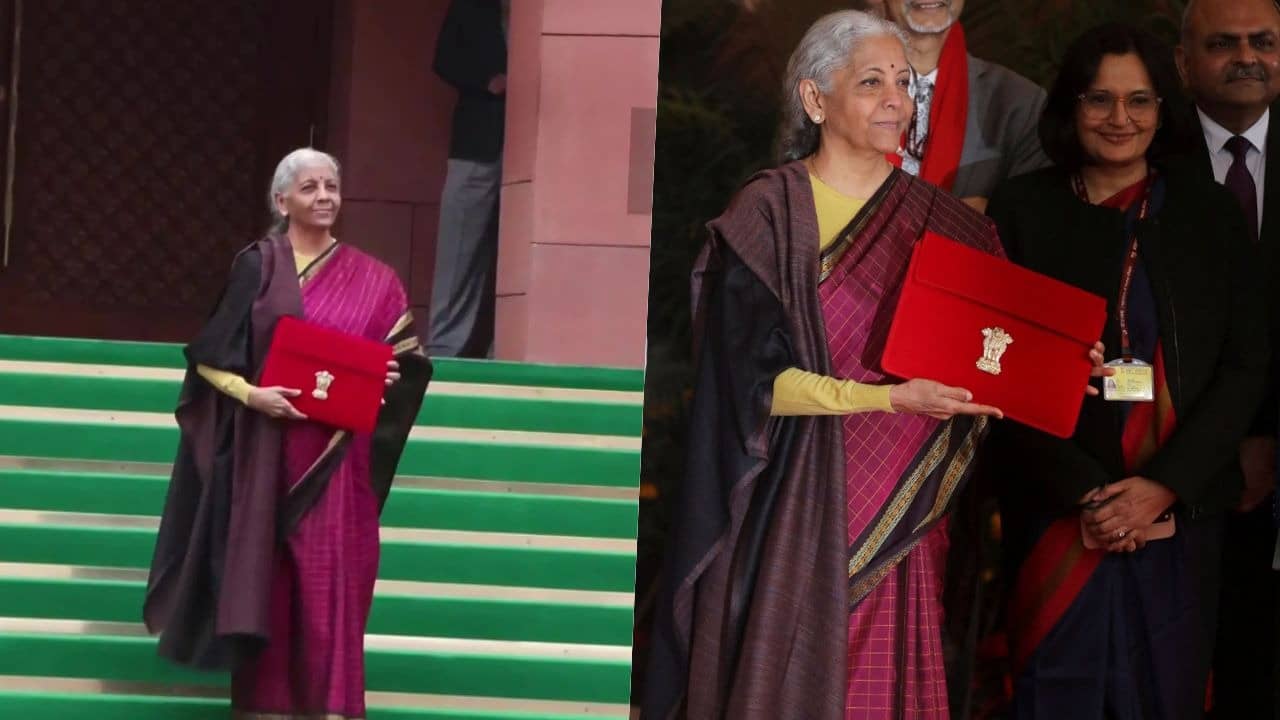 All 9 Saree Looks Of Finance Minister Nirmala Sitharaman For Union ...