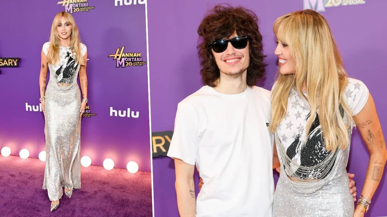 Miley Cyrus Channels Her Inner Hannah Montana At 20th Anniversary ...