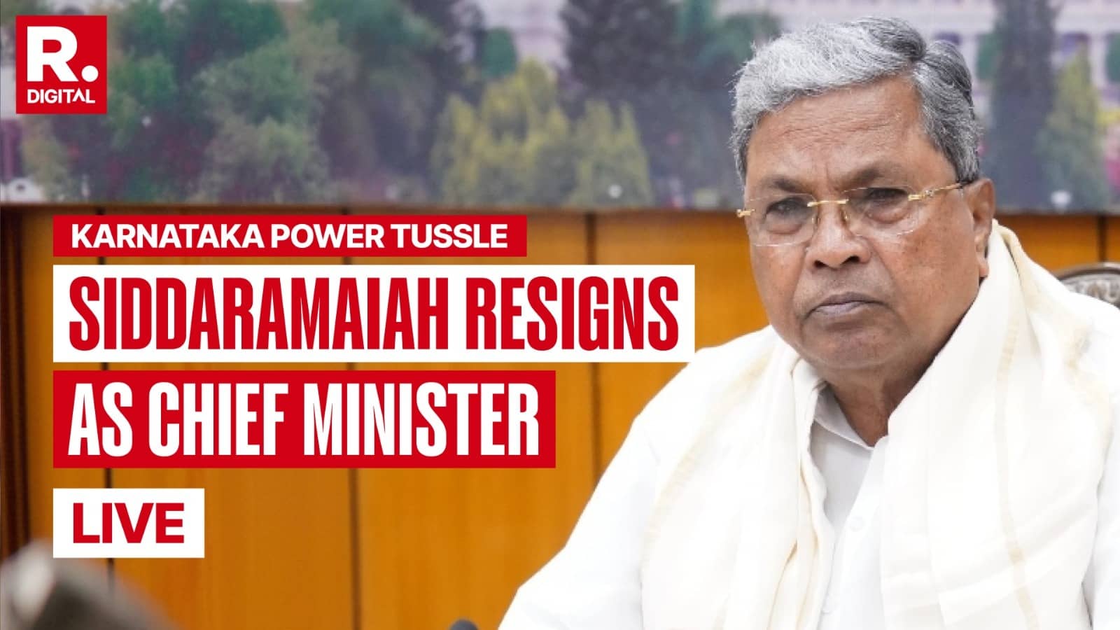 Karnataka Power Shake-Up LIVE: Governor Leaves For Mumbai; Siddaramaiah ...
