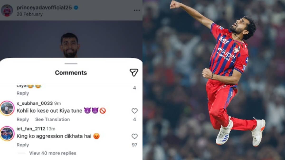 Prince Yadav ABUSED by Virat Kohli Fans on Instagram For Dismissing RCB ...