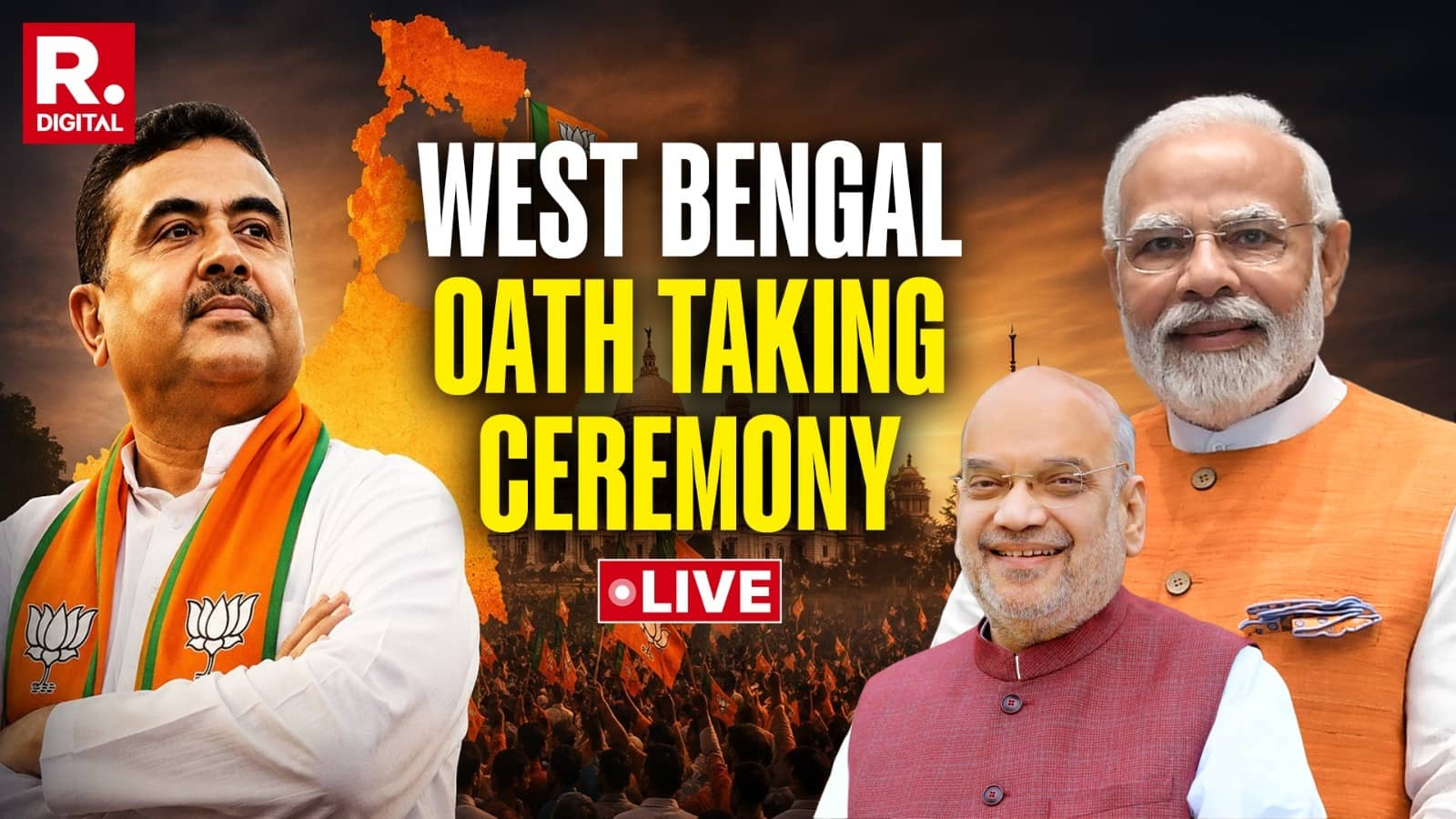 West Bengal CM Oath Ceremony LIVE: Suvendu Adhikari, After Ending ...