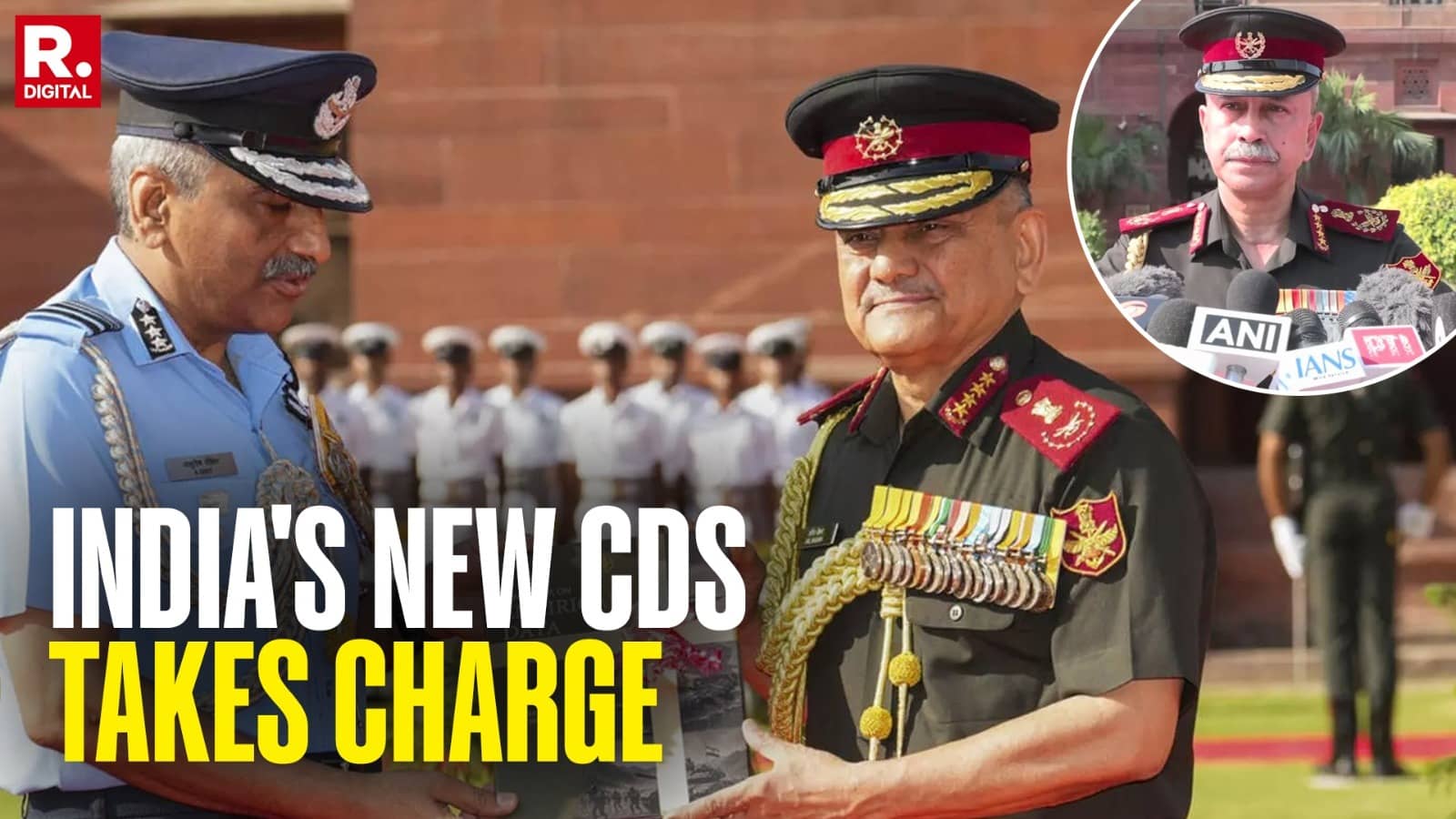 General NS Raja Subramani Takes Charge As CDS, Receives Ceremonial ...