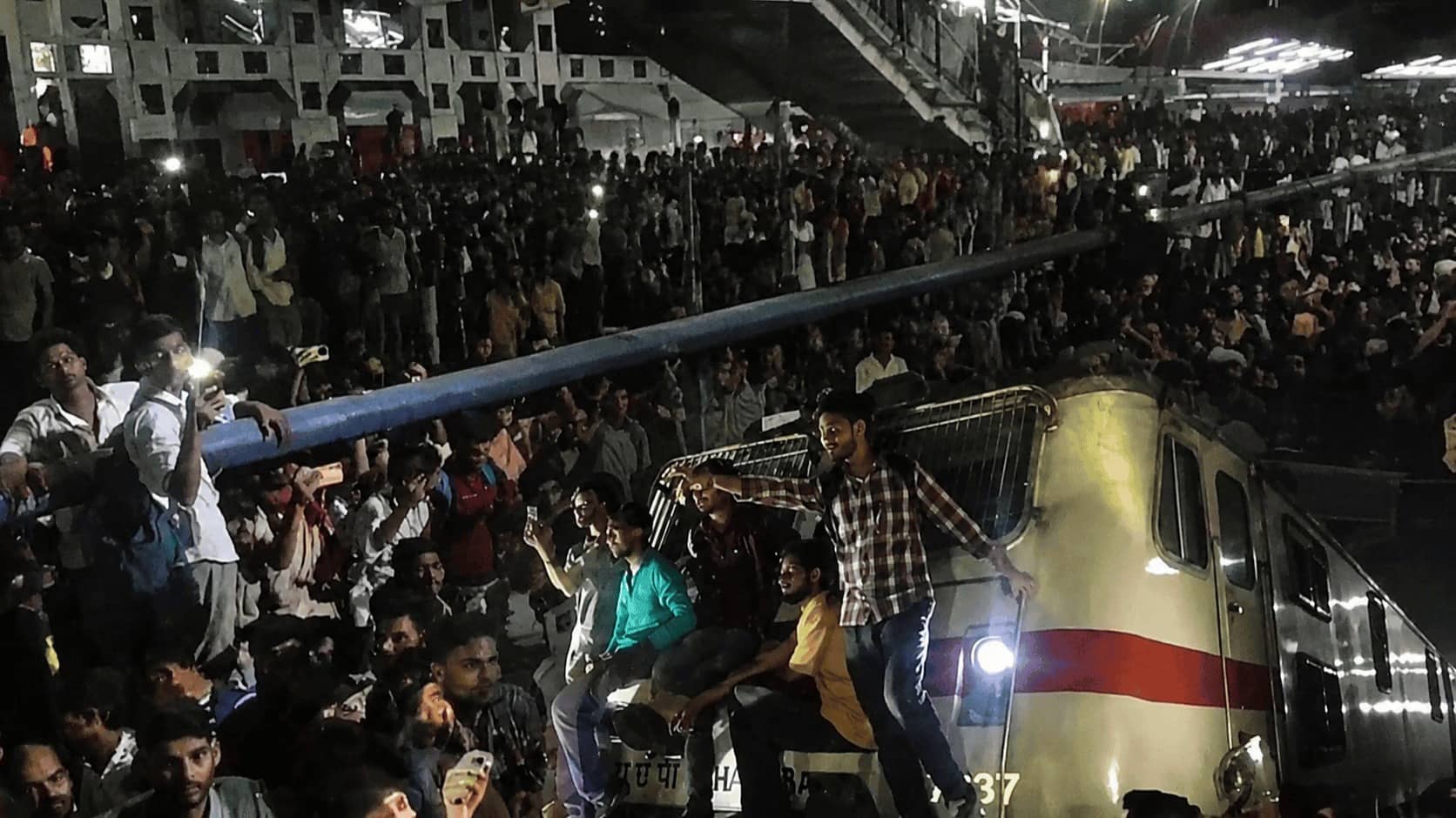 Trains Halted, Coaches Vandalised As Student Protest Turns Violent At ...