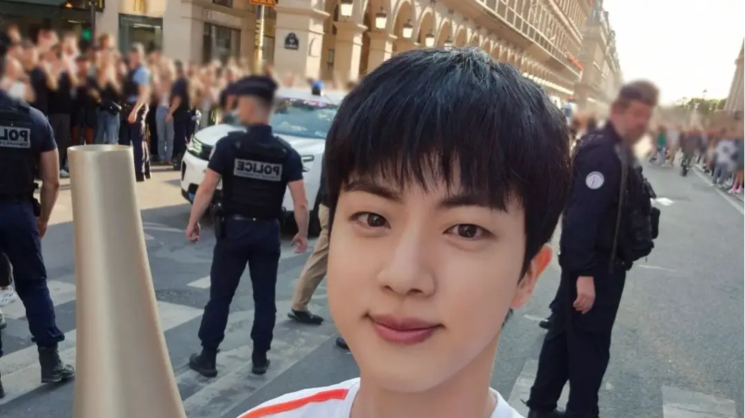 Photos: BTS Jin Carries Olympic Torch In Paris Ahead Of Olympics 2024 ...