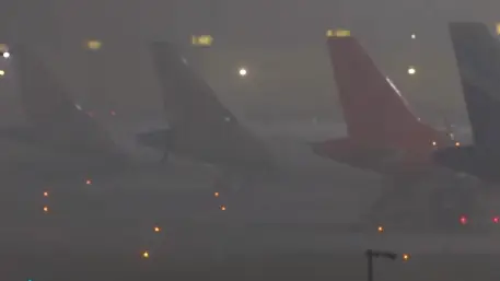 Dense Fog Continues to Disrupt Flight Operations At Delhi Airport ...