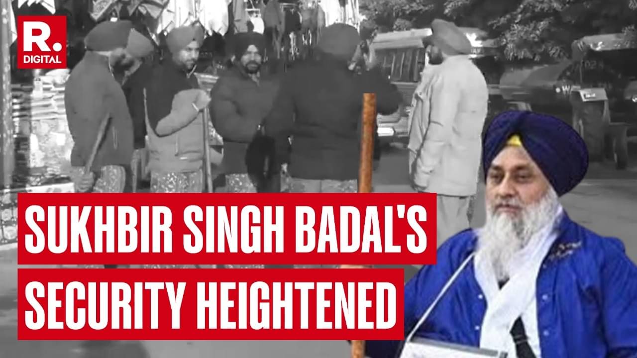 Day After Assassination Bid, Sukhbir Badal Arrives at Anandpur Sahib to ...