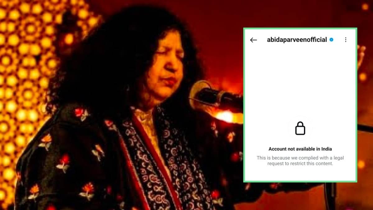 Who Is Abida Parveen? Pakistani Singer Whose Instagram Account Blocked ...