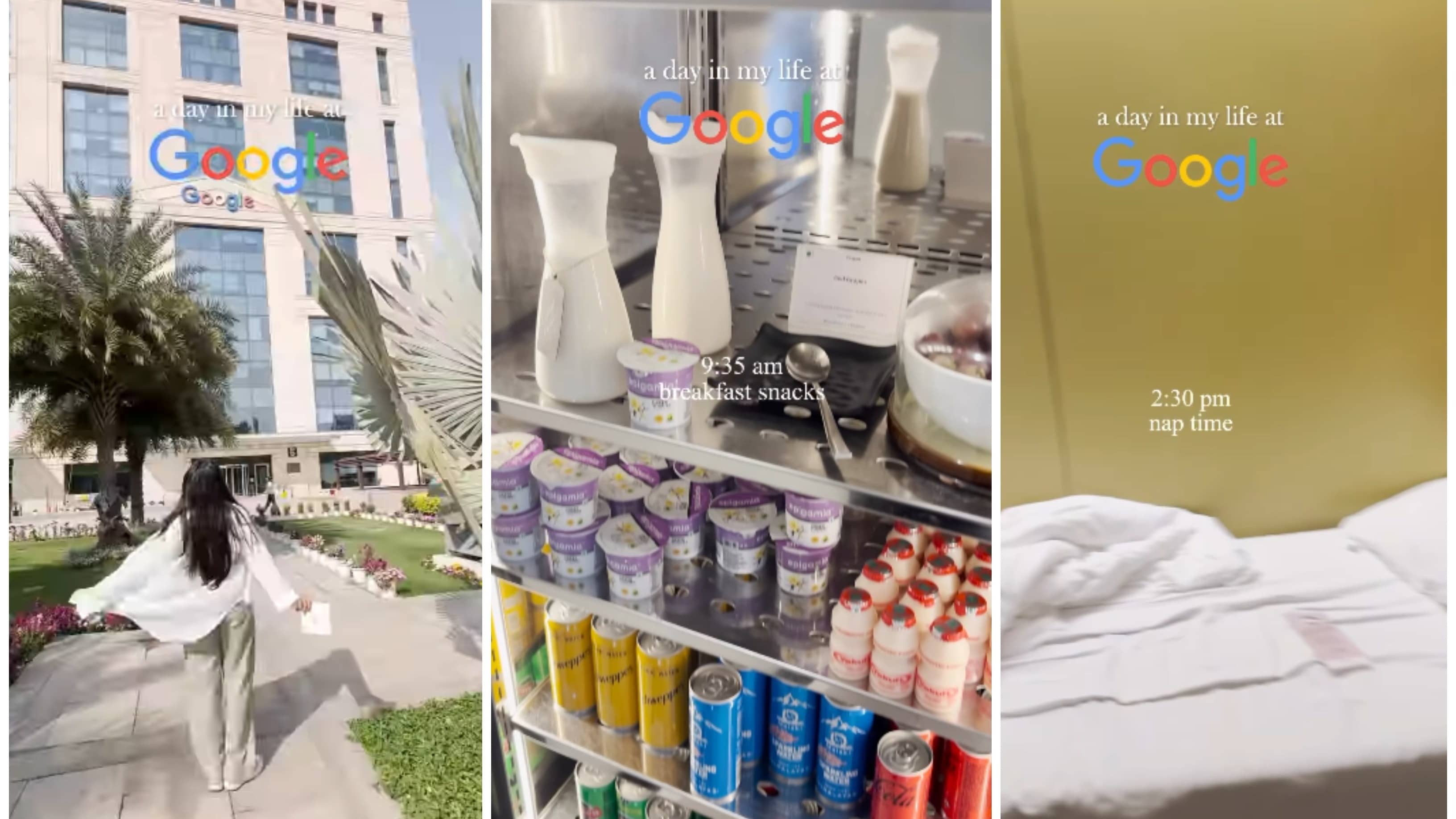 Nap Rooms, Massage Chairs, and More: Woman Shares a Sneak Peek into Google's Gurugram Office ...