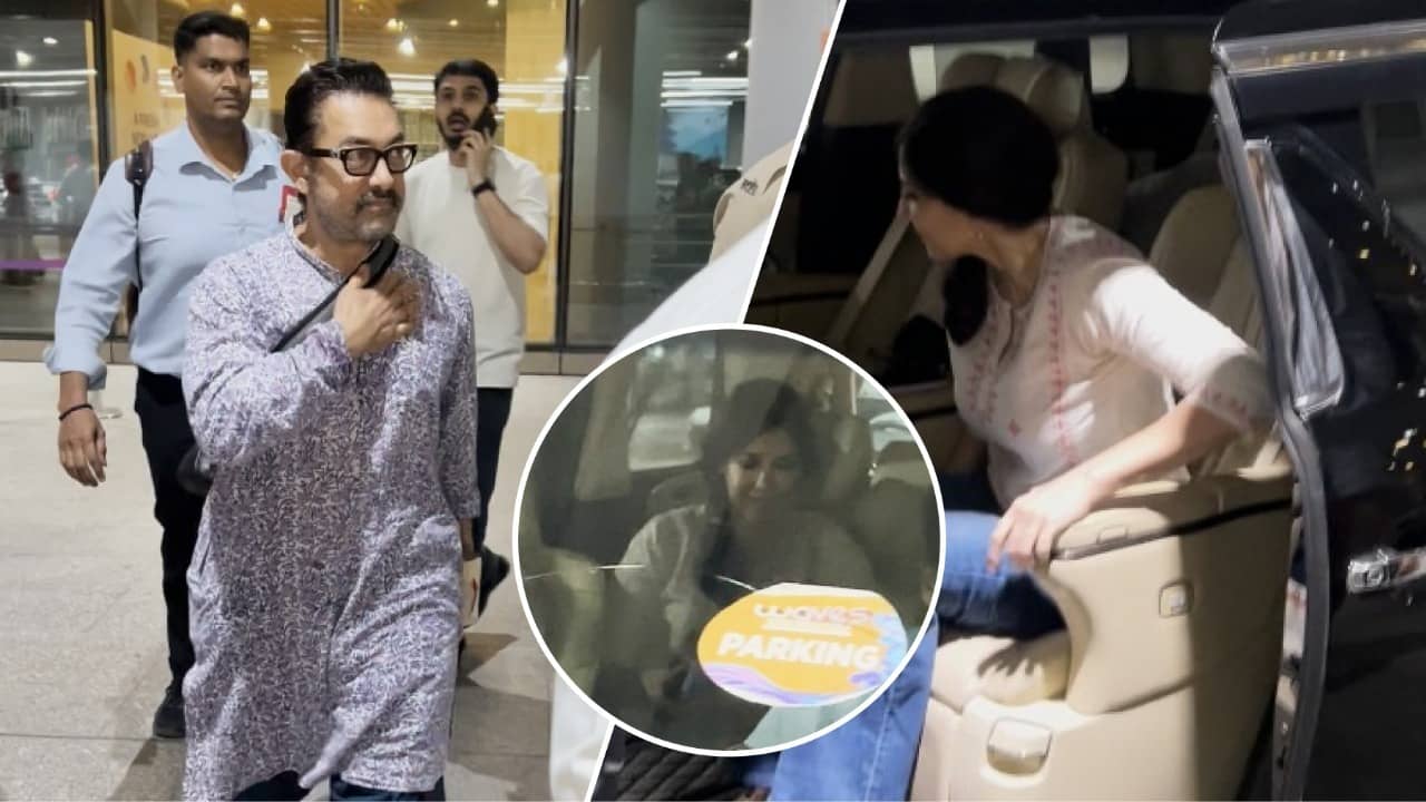 Aamir Khan Gets A Special Welcome From Girlfriend Gauri Spratt At Airport | Watch | Republic World