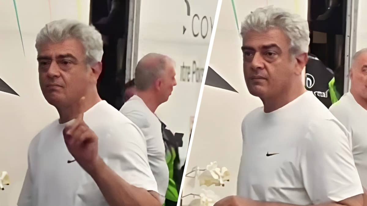 Viral Video: Ajith Silences Fans Whistling At Spain Racing Event, Actor ...