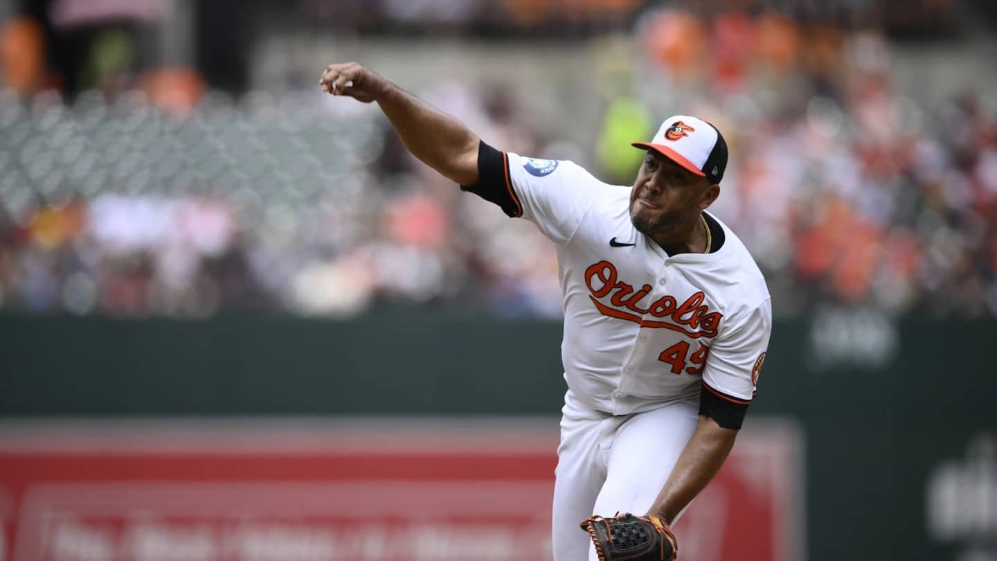 Orioles journeyman Albert Suárez has held the opposition scoreless in 8 ...
