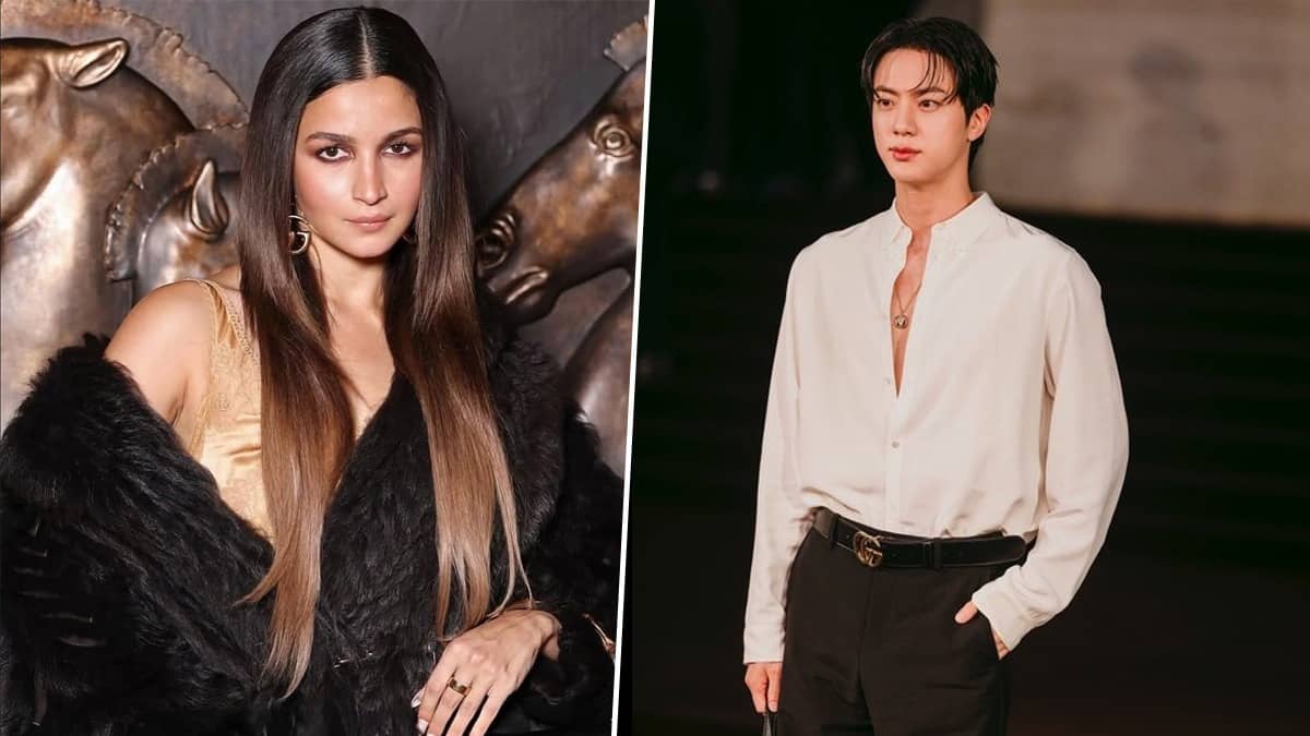 Watch: Alia Bhatt, BTS Jin Bring Star Power To Milan Fashion Week ...