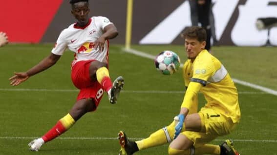 Leipzig midfielder Haidara has finished concussion treatment ahead of ...