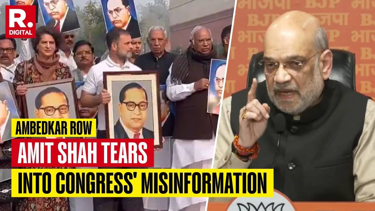 Won't Disrespect Ambedkar Even in My Dreams: Shah Accuses Congress of ...