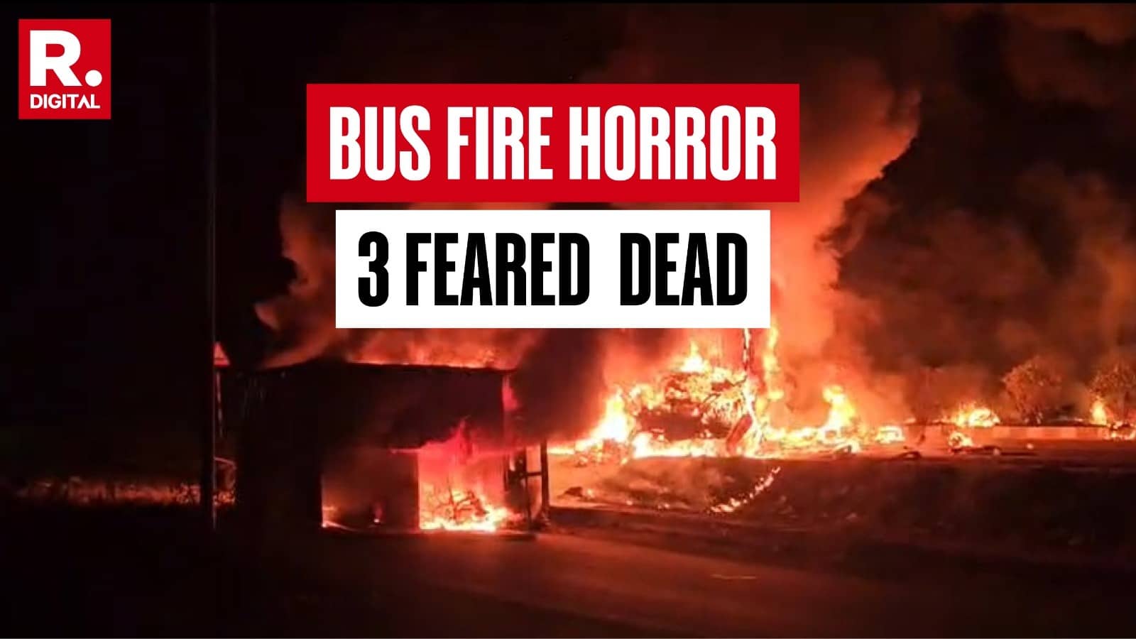 Andhra Pradesh: Private Bus-Lorry Collision After Tyre Burst Kills ...