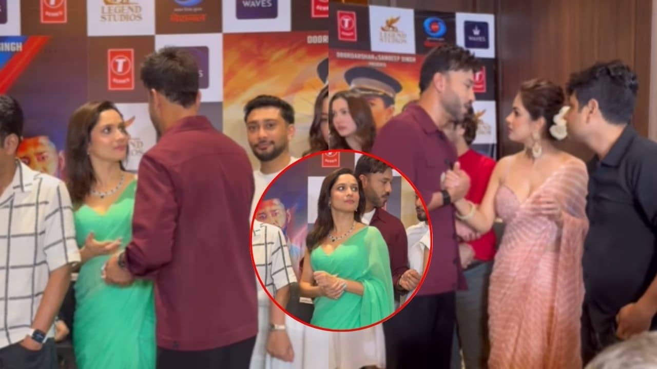 Ankita Lokhande's Reaction To Vicky Jain Holding Meera Chopra's Hand At ...