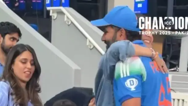 Rohit Sharma-Anushka Sharma's HUG Video Goes VIRAL After India Clinch ...