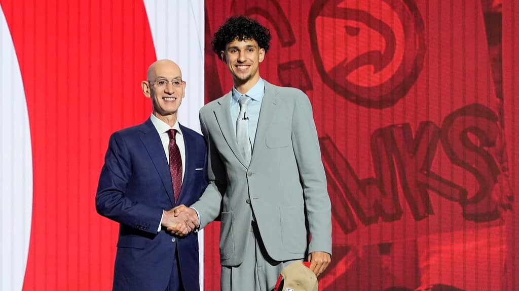 Atlanta Hawks make French teen Zaccharie Risacher as No. 1 overall pick ...