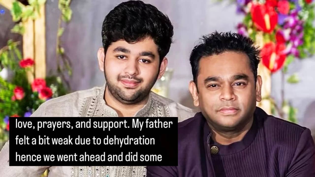 'He's Doing Well': AR Rahman's Son Gives Health Update After Music ...