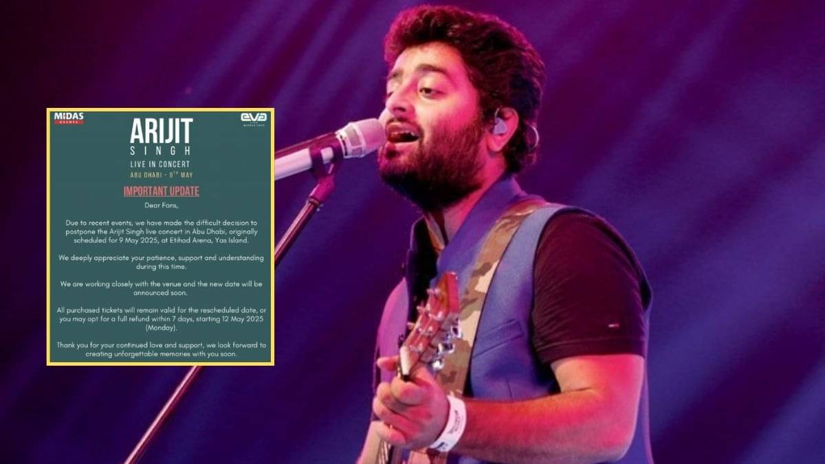 Arijit Singh Makes A 'Difficult Decision', Postpones May 9 Concert In Abu Dhabi | Republic World