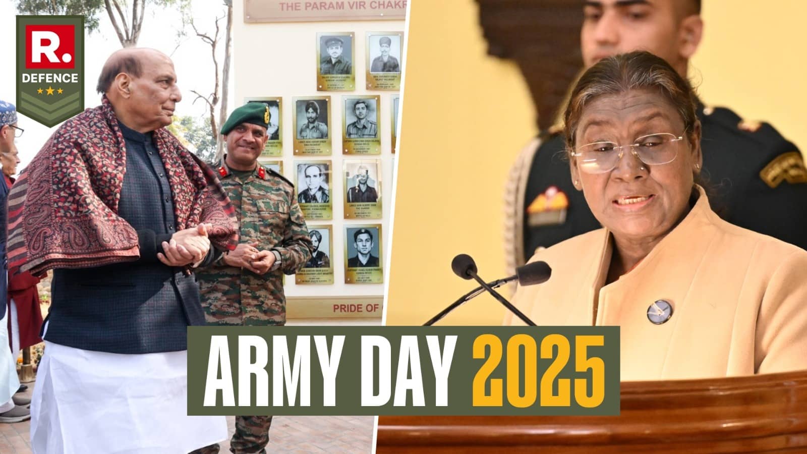 Murmu, Rajnath Others Extend Wishes on Army Day | Republic World