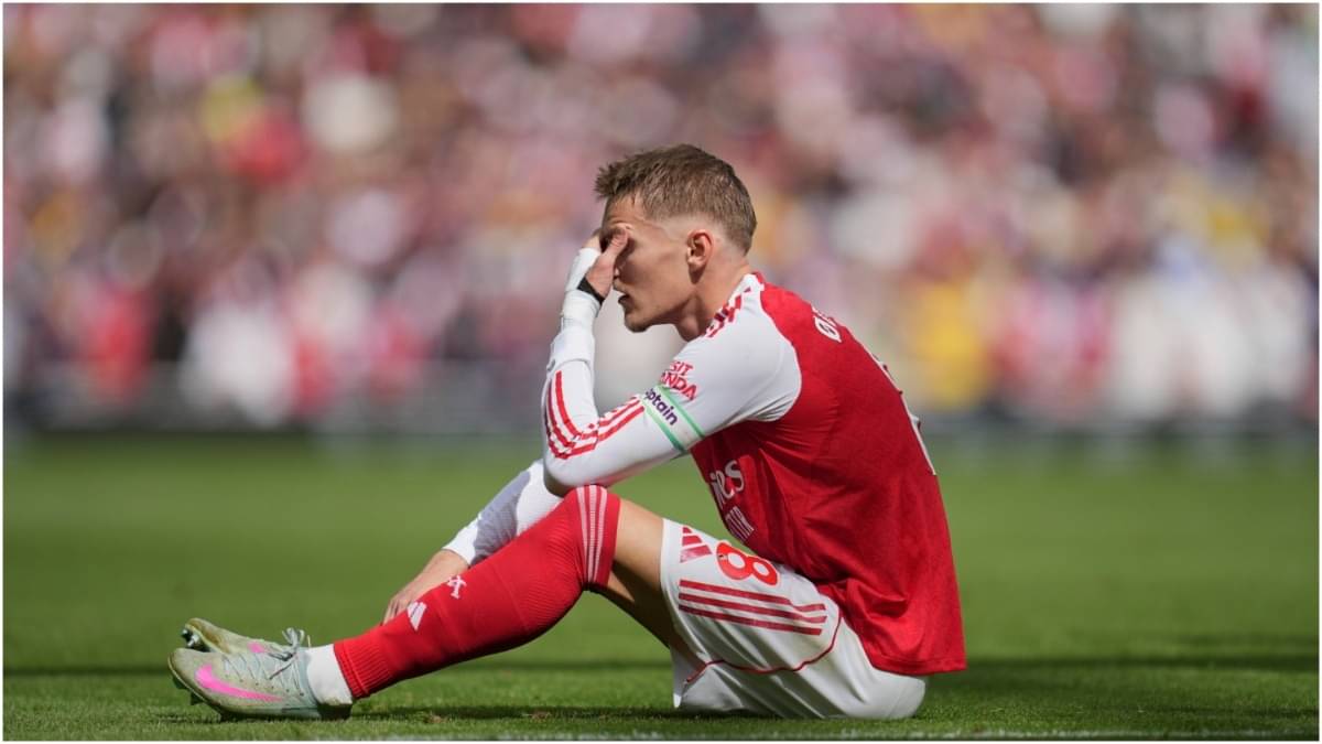 Injury Woes Strike Arsenal! Skipper Martin Odegaard Sustains Injury During Win Over Nottingham ...