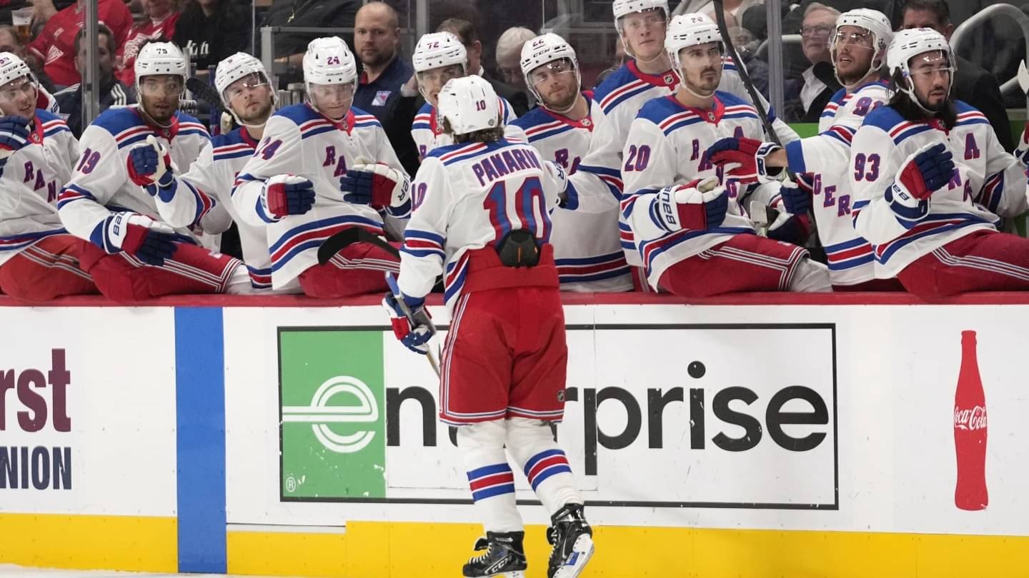 Artemi Panarin has 8th career hat trick, Rangers beat Red Wings 5-2 ...