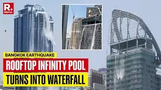 Earthquake: Video Shows Bangkok Rooftop Infinity Pool Turn Into ...