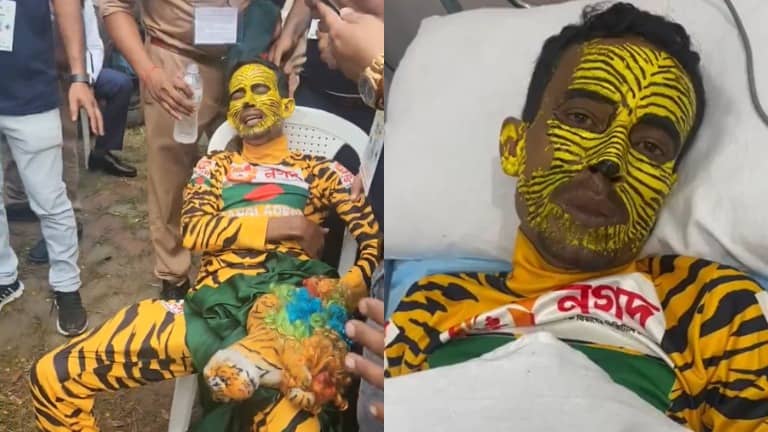 IND vs BAN: Did Bangladesh super fan get beaten up by Indian supporters ...