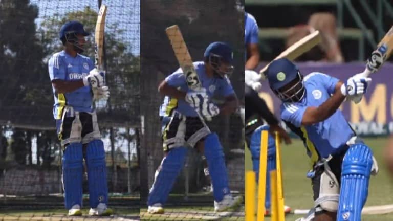 Sanju Samson Hits 'No Look' Six In Training Nets Ahead Of IND vs ZIM ...