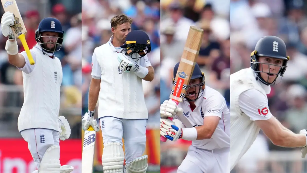 Joe Root, Ollie Pope, Ben Duckett And Zak Crawley Set New Record In ...