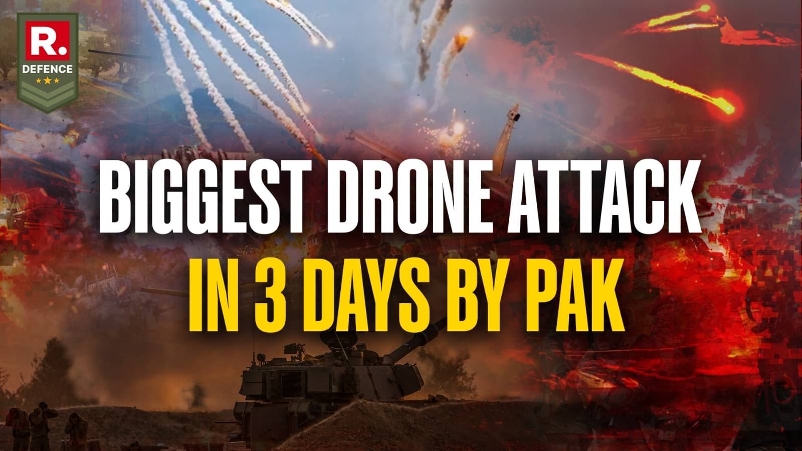 Biggest Drone Attack By Pakistan In 3 Days: Over 100 Launched Targeting ...
