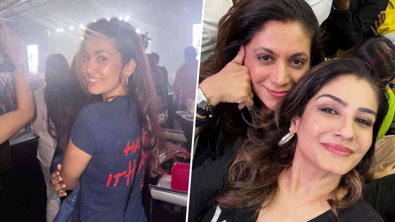 Young And Wild And Free: Raveena Tandon, Mira Rajput Enjoy Bryan Adams ...