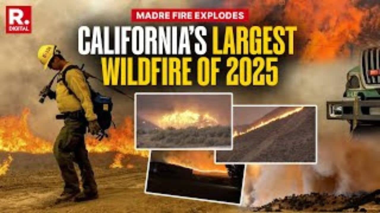 California’s Biggest Wildfire of 2025: Madre Fire Spreads Over 52,000 ...