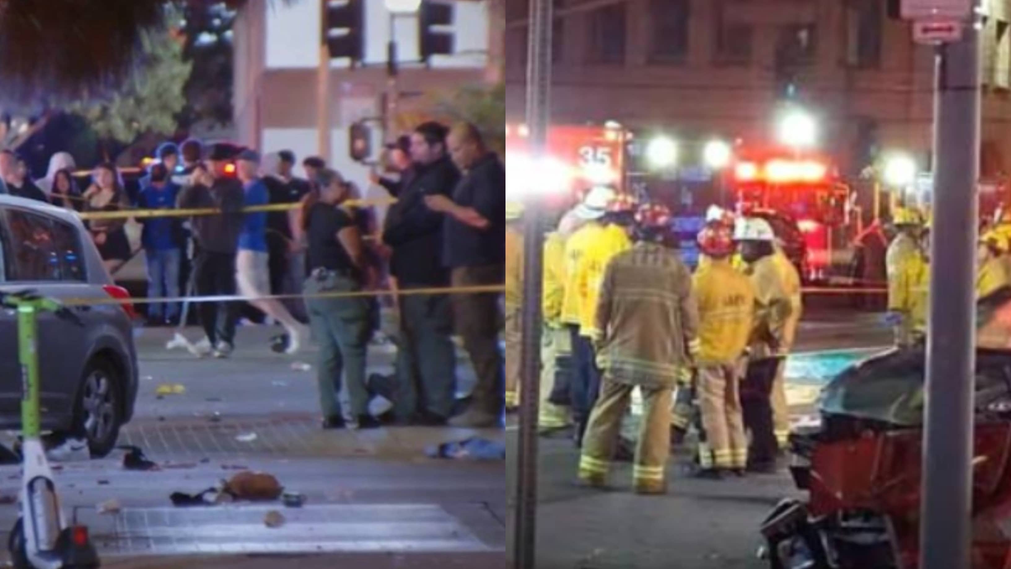 Car Rams Into Crowd In East Hollywood, Los Angeles; 5 Critical, Over 20 ...