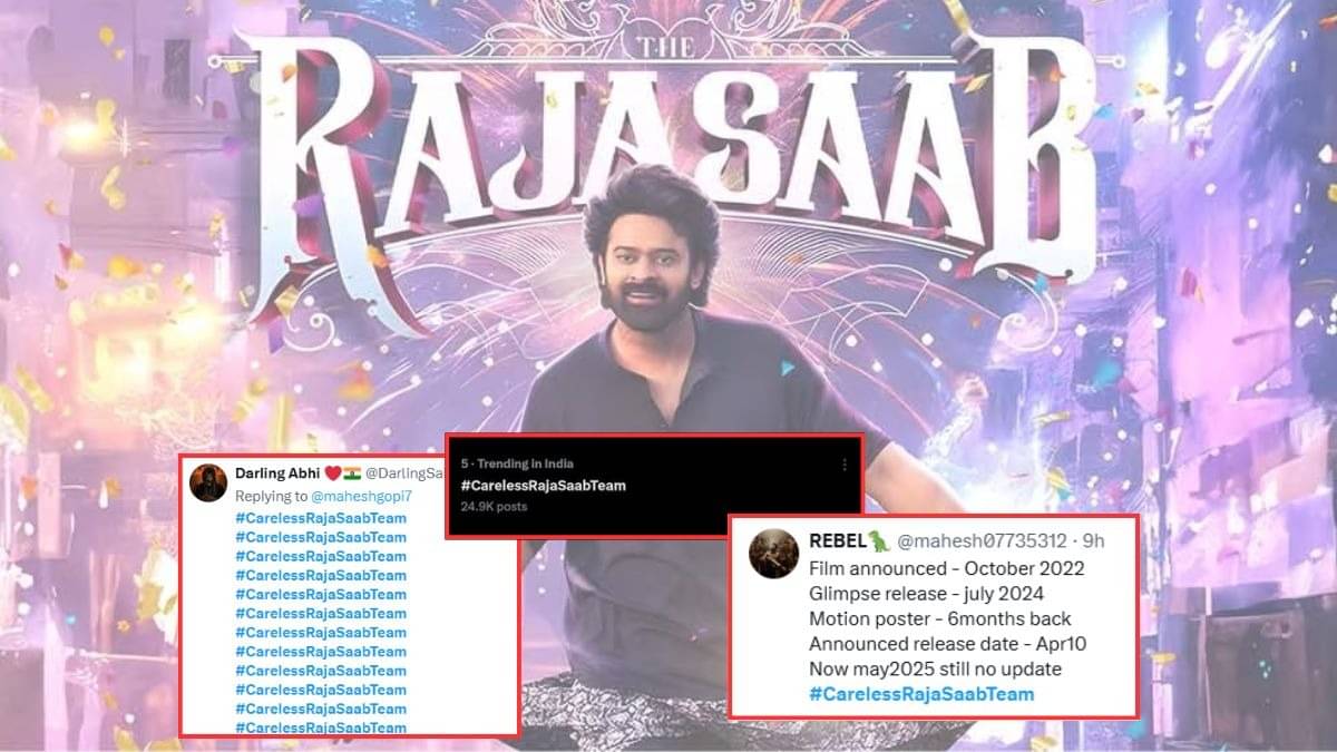 'Careless Raja Saab Team' Trends On X, Reports Of Teaser Delay, VFX ...
