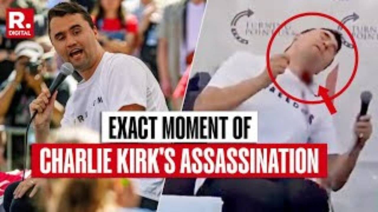 Video Captures Charlie Kirk’s Assassination at Utah Valley University | Republic World