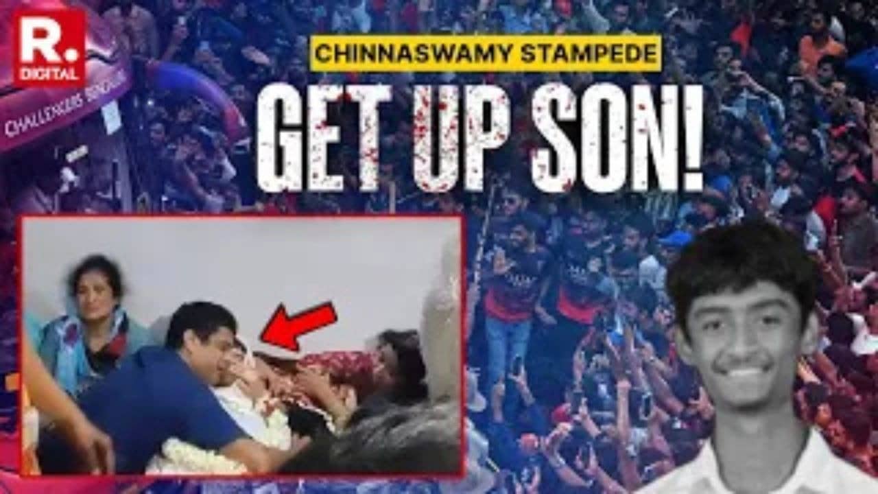 Chinnaswamy Stampede: Heartbreaking Video of Weeping Father | Republic ...