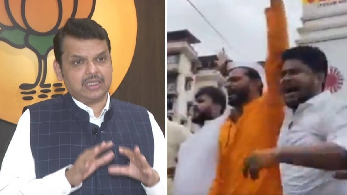 MNS Leaders Protest: CM Fadnavis Refutes Claims Of Permission Being ...