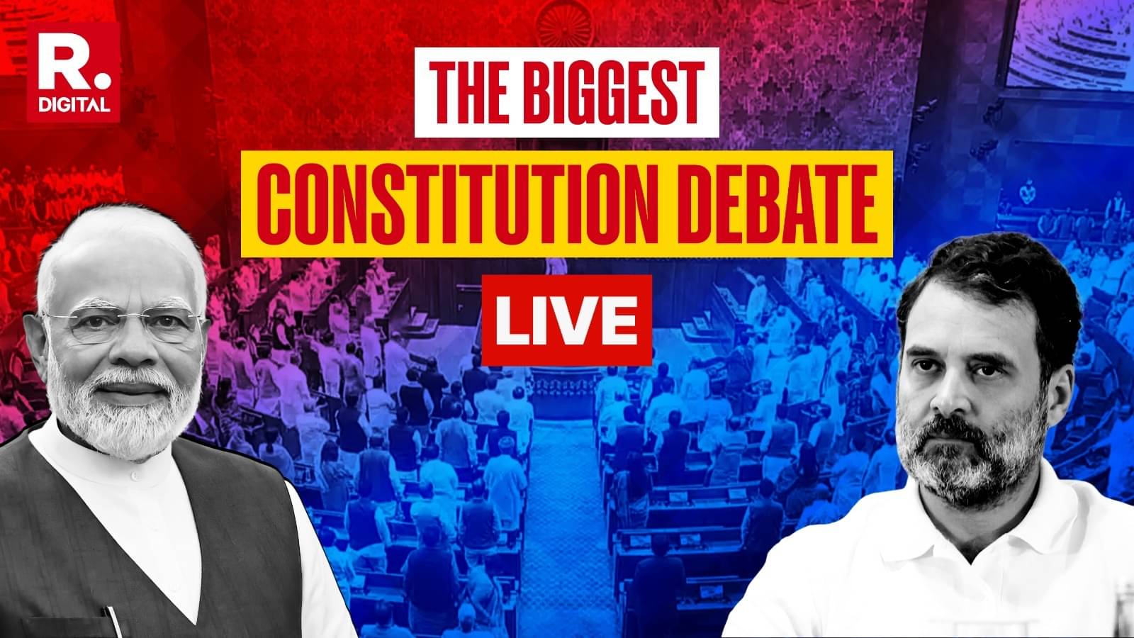 BJP, Congress Engage in War of Words During Constitution Debate | LIVE ...