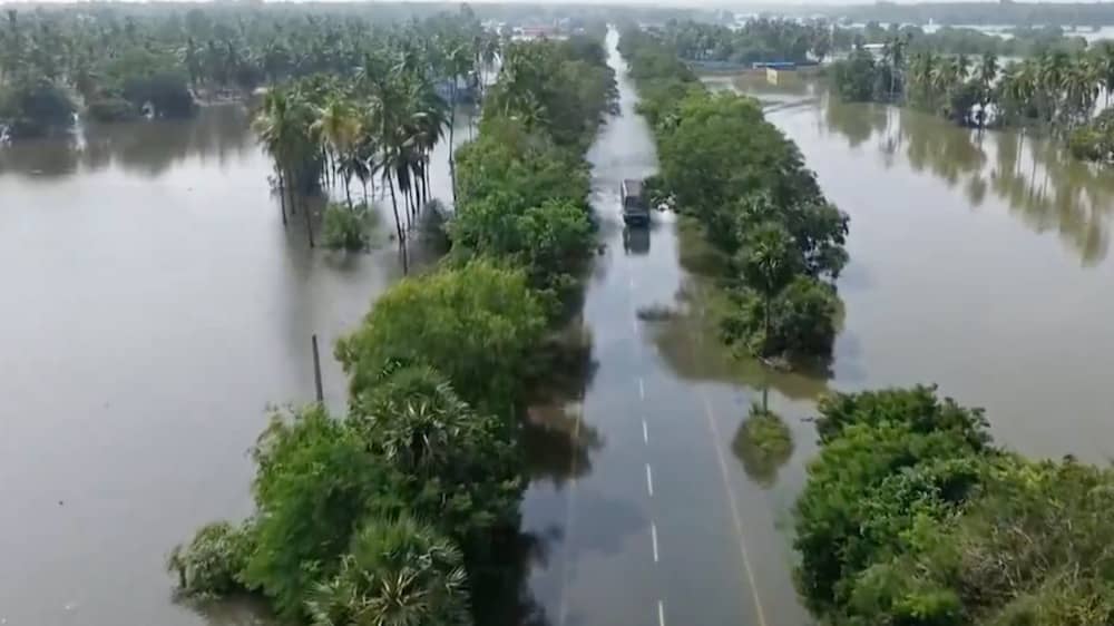 Drone Footage Shows 2-KM Stretch Of Chennai-Puducherry East Coast Road ...