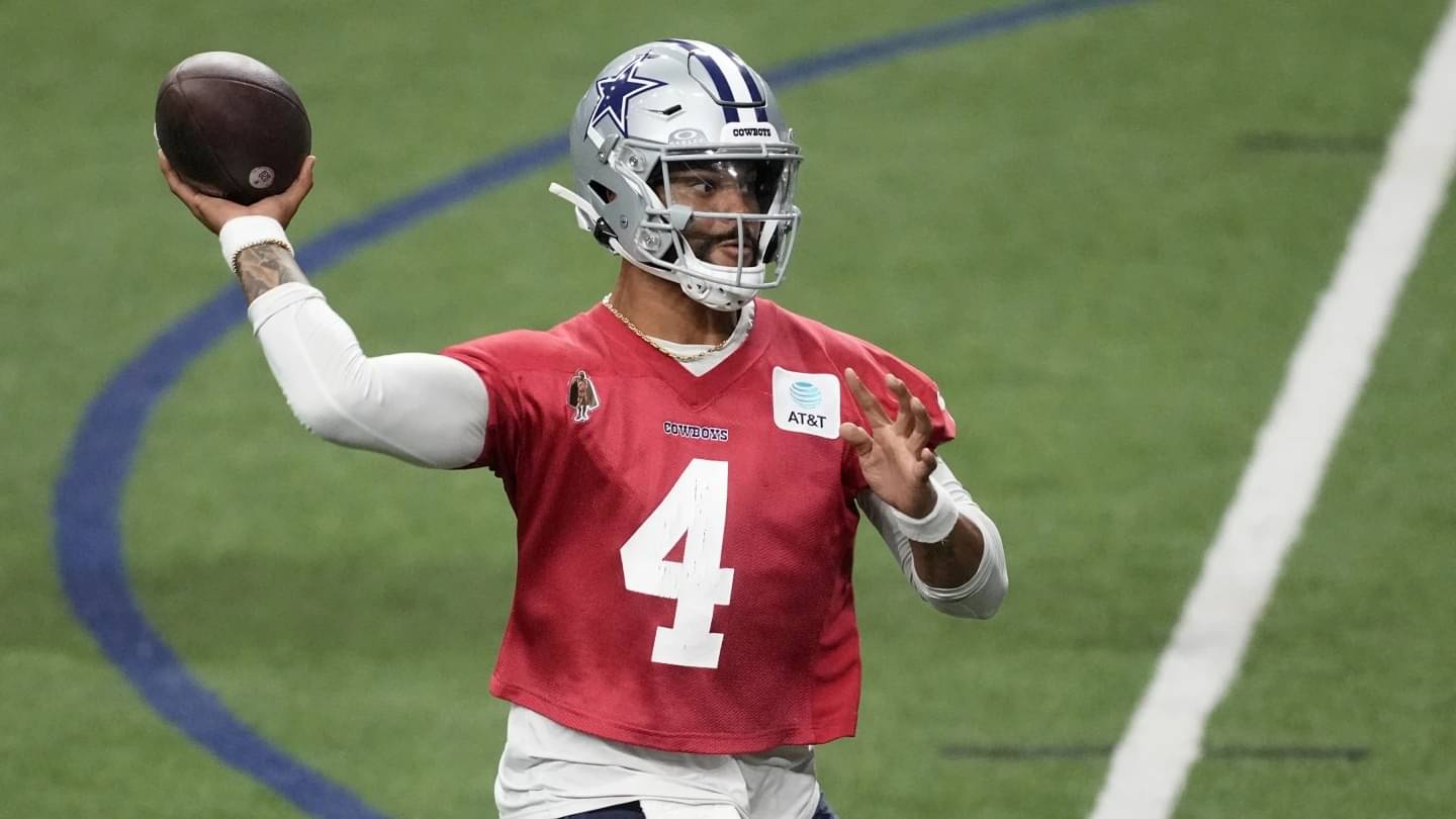 Cowboys QB Dak Prescott is knocked out of game at Atlanta with ...