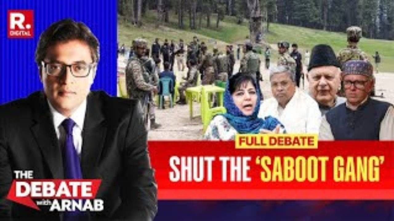 Debate With Arnab: Opposition's 'Saboot Gang' Back To Undermining India ...