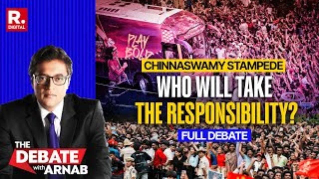 Debate With Arnab: Several Perish In Bangalore Stampede, But RCB & Congress Keep Passing the ...