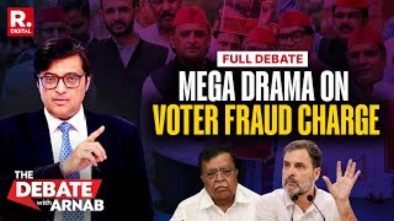 Debate With Arnab: Opposition’s Big Drama Over Voter Fraud Row ...