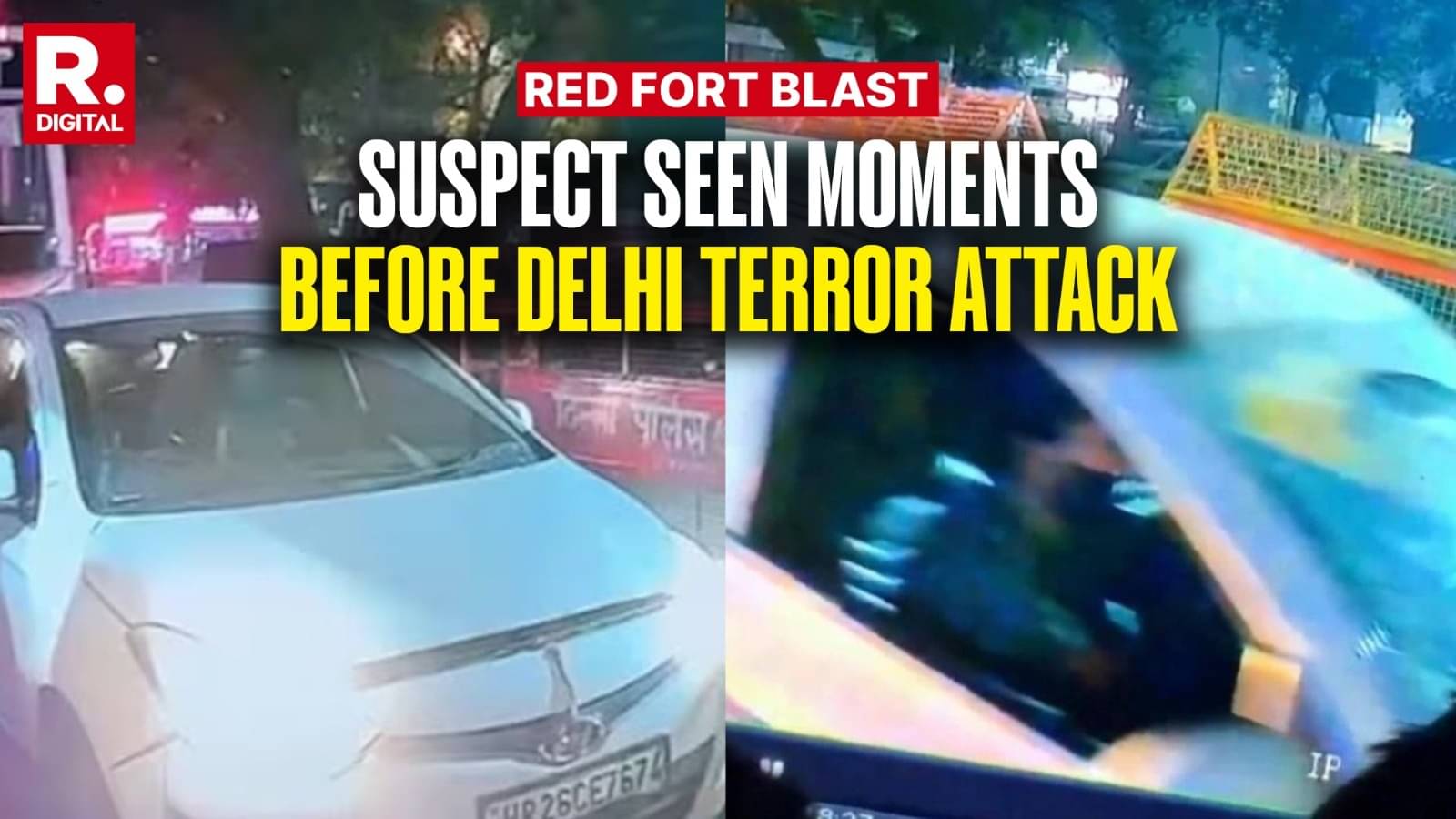Delhi Blast: CCTV Footage Shows First Picture Of Masked Suspect In i20 ...