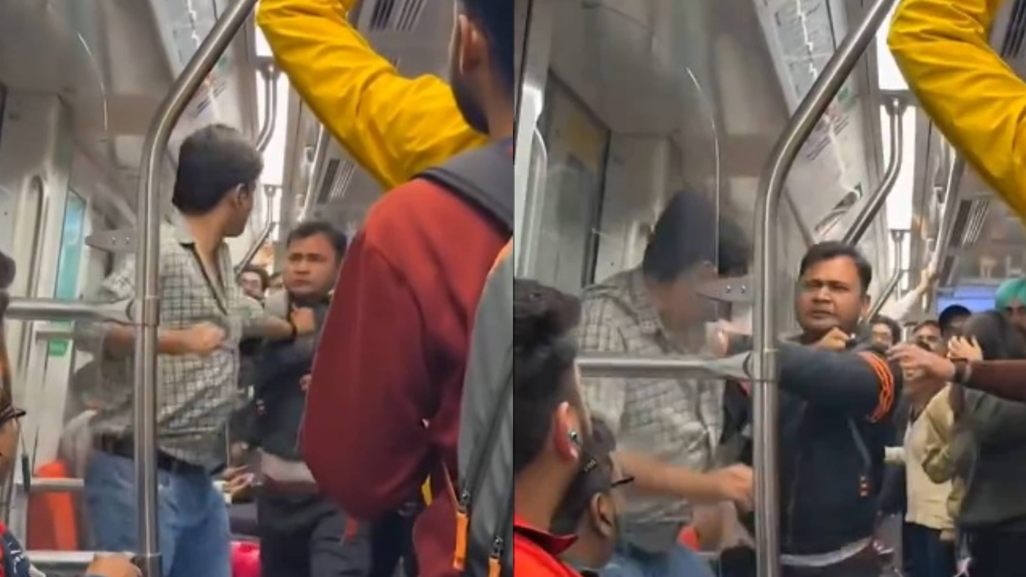 Viral Video: Fight Breaks Inside Delhi Metro, Netizens Call it 'Chalta ...