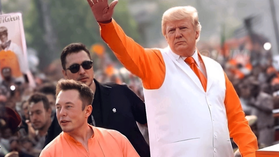 Trump-Musk India-Inspired Poll Campaign AI Photo Is A Must Watch Day ...