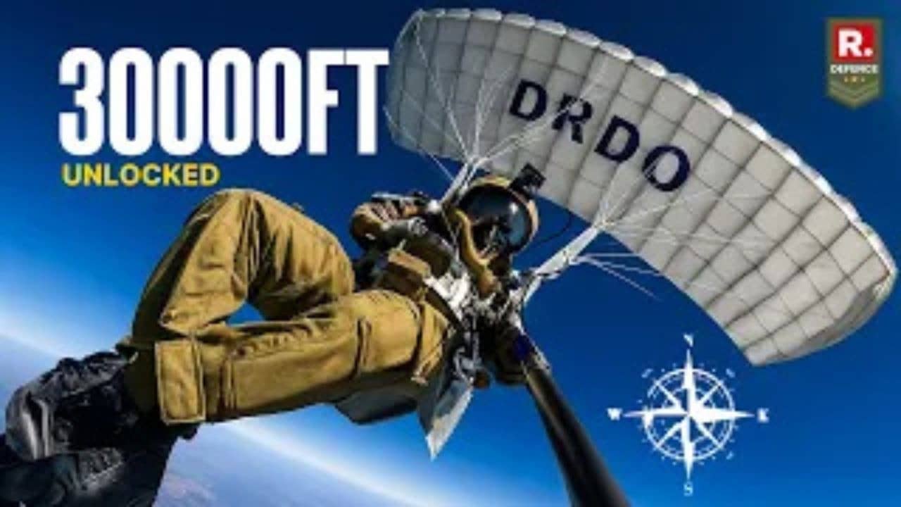 DRDO Reveals New Combat Parachute for Extreme High-Altitude Missions ...