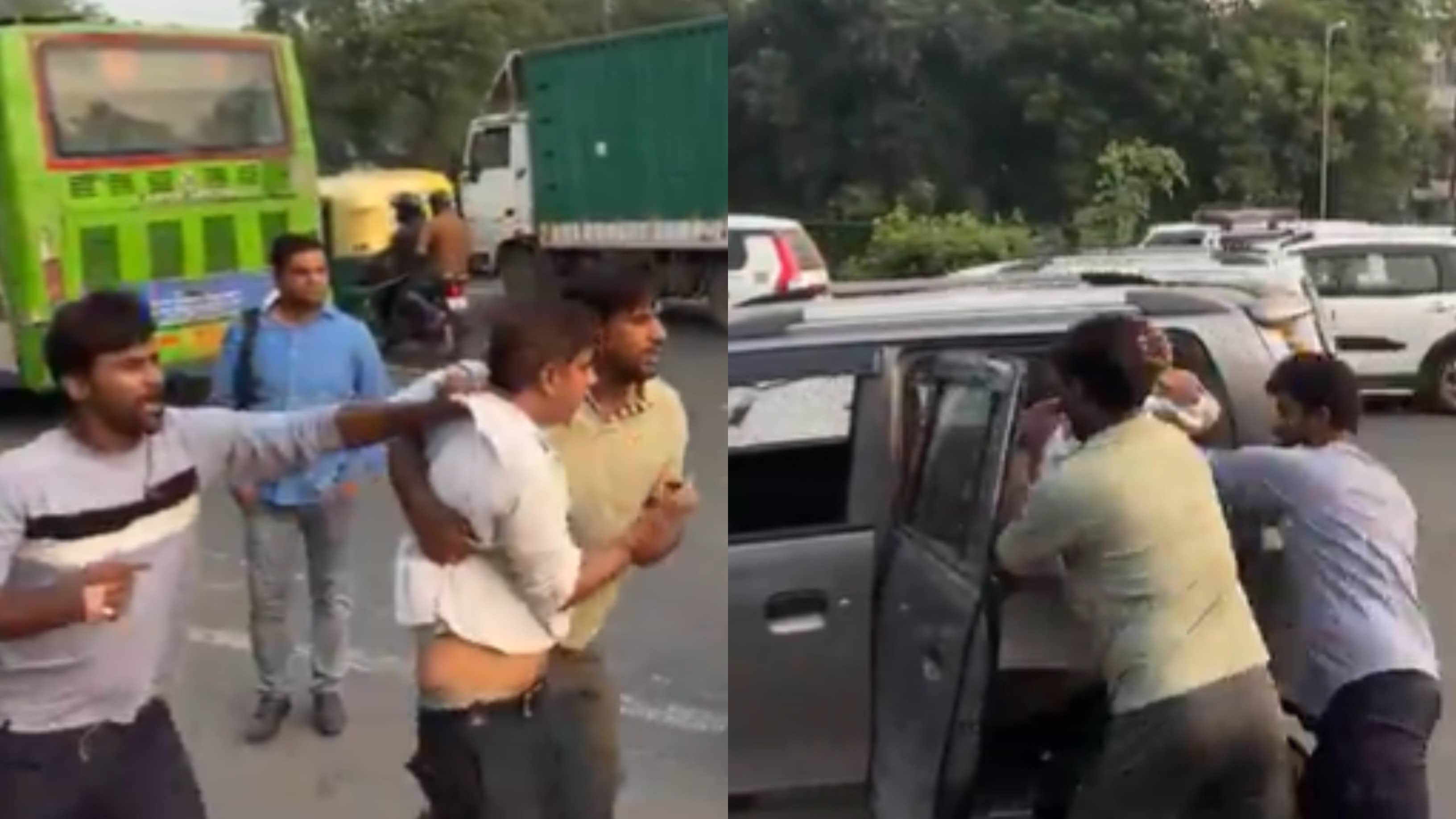 DTC Bus Driver Thrashed Near Safdarjung Hospital | Video | Republic World